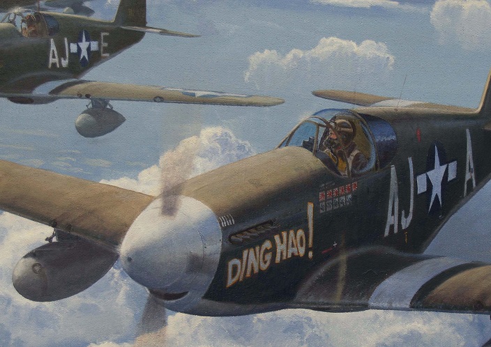 P-51B painting of Ding Hao