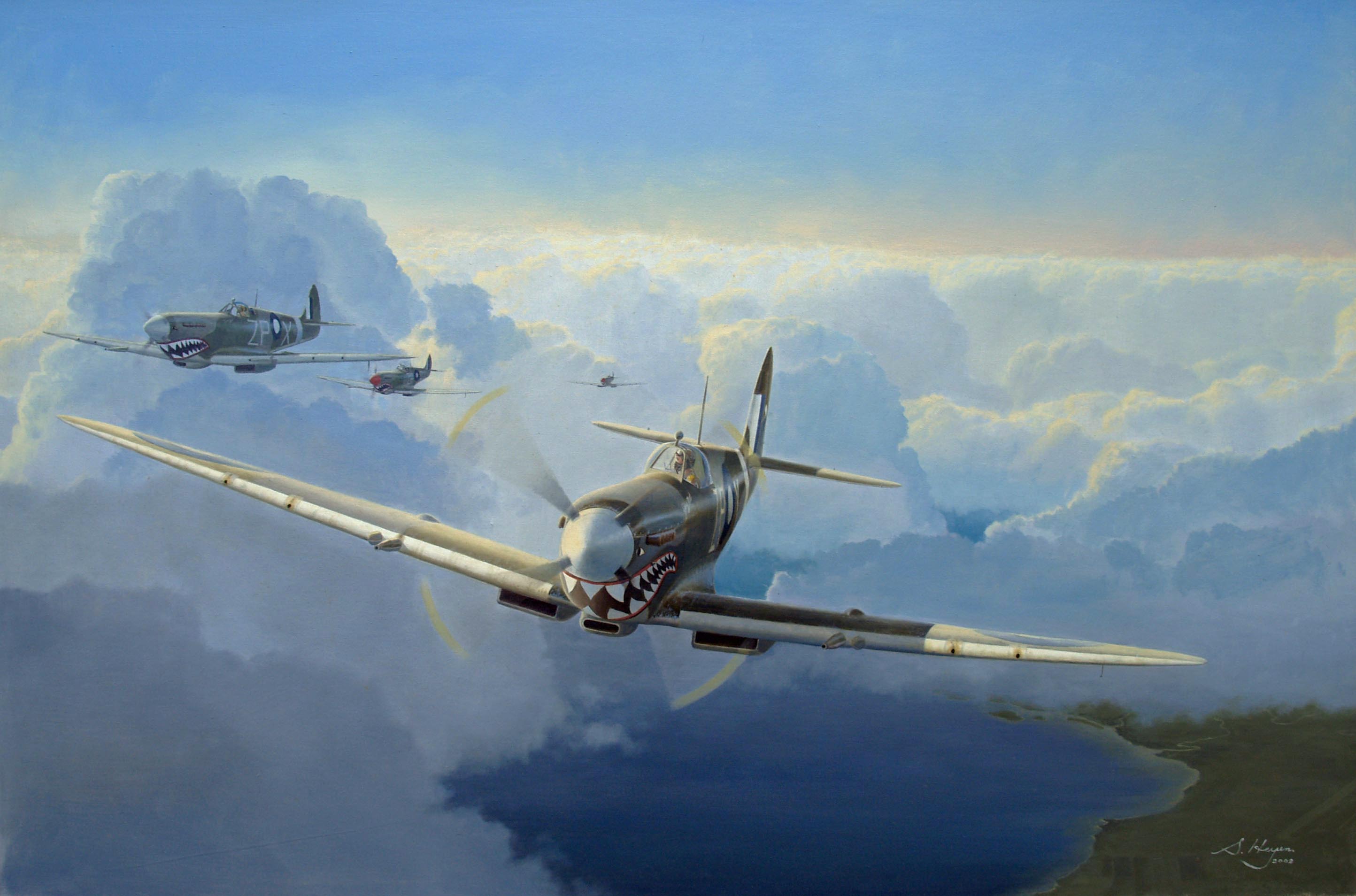 Spitfire art by Steven Heyen