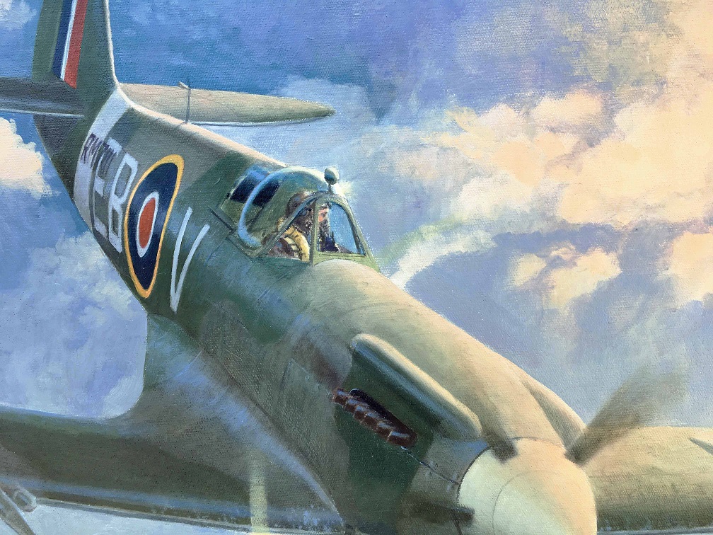 Spitfire Mk 1 aviation art